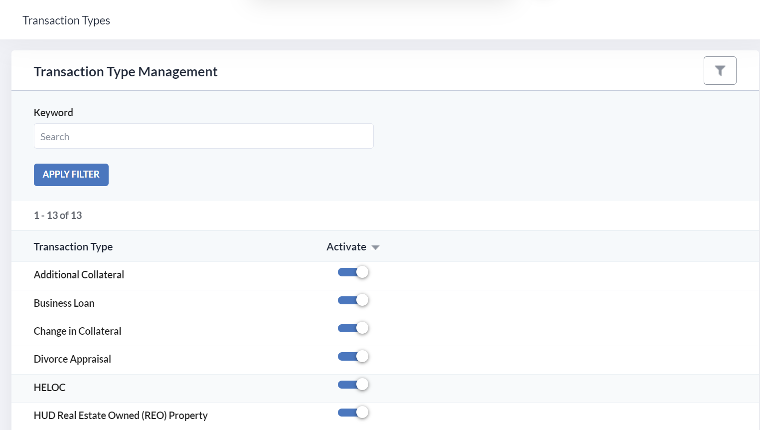Configuring Transaction Types for your Company – ValueLink Connect
