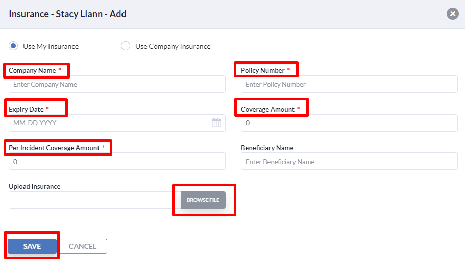 Add/Edit Vendor E&O/Insurance (Vendor User Role) – ValueLink Connect