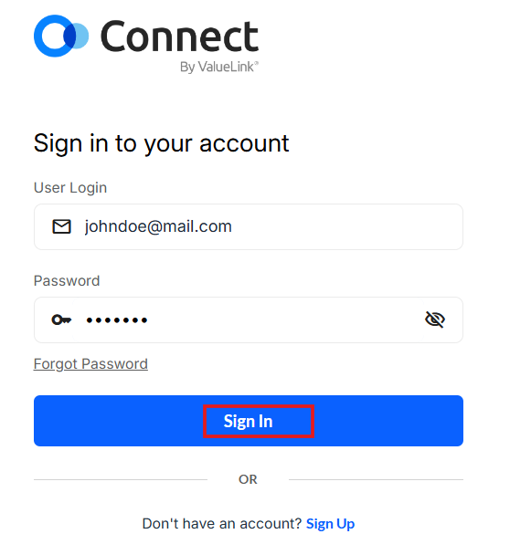 Registration with ValueLink Clients – ValueLink Connect